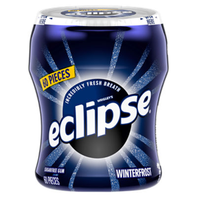 ECLIPSE Winterfrost Sugar Free Chewing Gum Bottle - Fairway