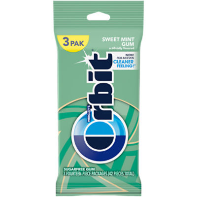 ORBIT Sweet Mint Sugar Free Chewing Gum Multipack - ShopRite