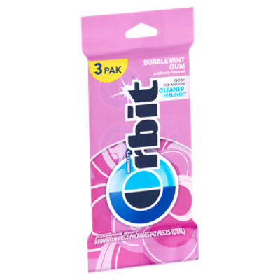 Orbit Bubblemint Sugarfree Gum, 42 count - ShopRite