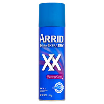 Arrid Extra Extra Dry XX Morning Clean Aerosol Antiperspirant Deodorant ...
