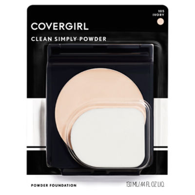 Covergirl 105 Ivory Clean Simply Powder Foundation, .44 oz - ShopRite