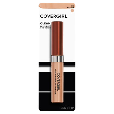 Covergirl Clean 155 Medium Invisible Concealer, .32 fl oz