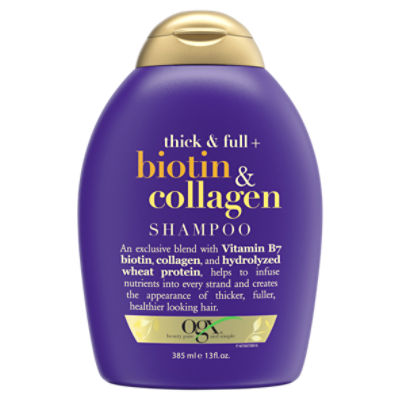 Ogx Thick & Full + Biotin & Collagen Shampoo, 13 fl oz - Fairway