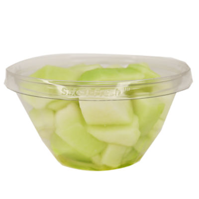 Gourmet Garage Honeydew Melon Chunks, Swirl Bowl - Gourmet