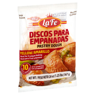 La Fe Yellow Pastry Dough, 10 count, 20 oz