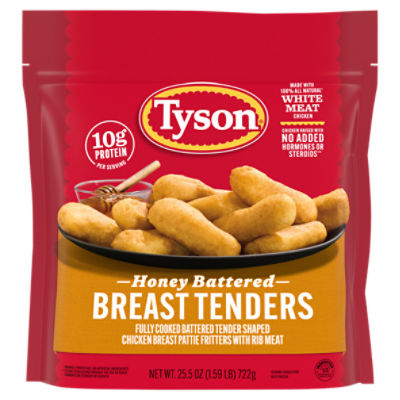 Tyson Fully Cooked Honey Battered Breast Tenders, 25.5 oz
