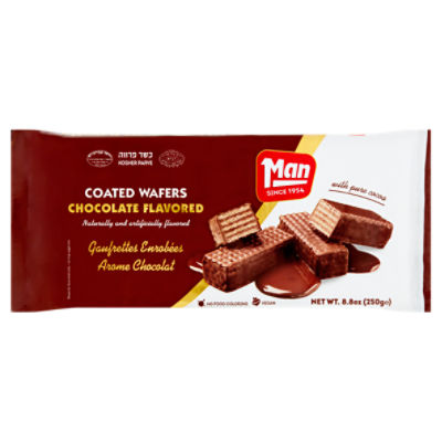 Man Chocolate Flavored Coated Wafers, 8.8 oz - ShopRite