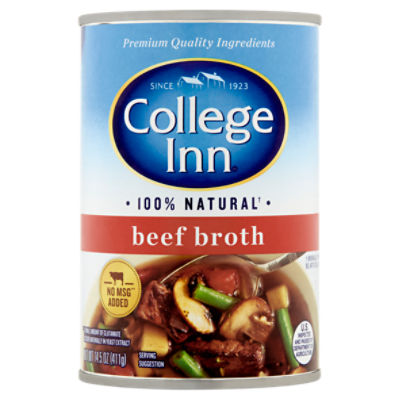 College Inn 100% Natural Beef Broth, 14.5 oz - ShopRite