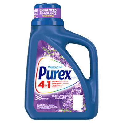 Purex Fresh 4in1 Fresh Lavender Blossom Concentrated Detergent, 38 ...