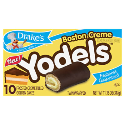 Cakes, Drake's Family Pack Boston Cream YODELS ® cakes - ShopRite