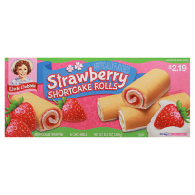 Little Debbie Strawberry Shortcake Rolls, 6 count, 13.0 oz - The Fresh ...