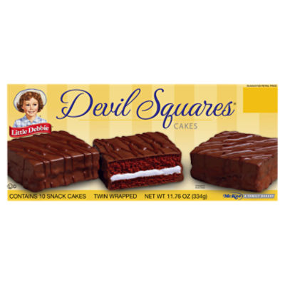 Snack Cakes, Little Debbie Family Pack DEVIL SQUARES ® cakes - Price Rite