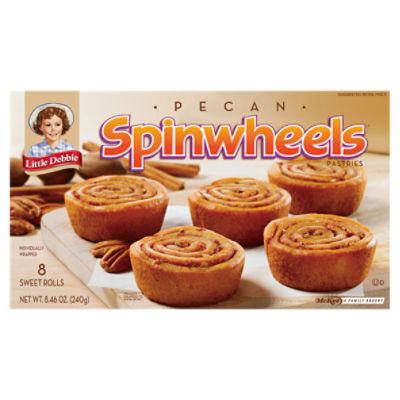 Little Debbie Spinwheels Pecan Pastries, Sweet Rolls