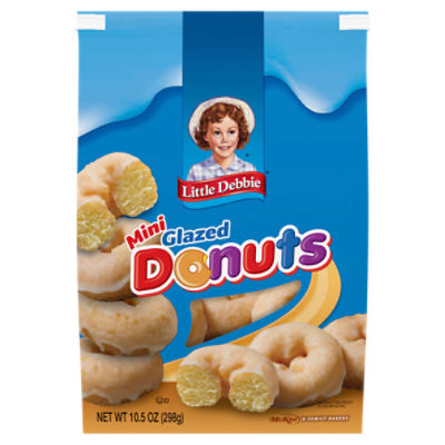 McKee Little Debbie Mini Glazed Donuts, 10.5 OZ.