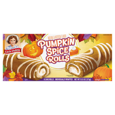 Snack Cakes, Little Debbie Family Pack Pumpkin Spice Rolls - Price Rite