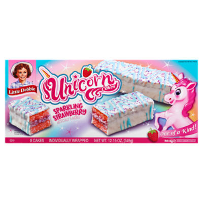 Little Debbie Sparkling Strawberry Unicorn Cakes 8 ea - Price Rite