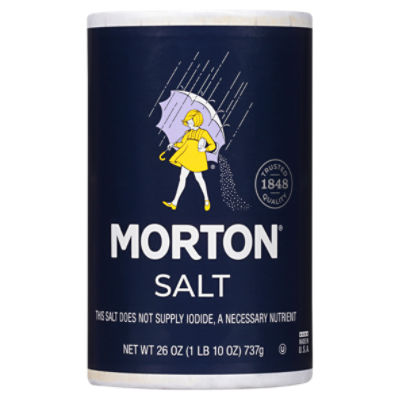 Morton Salt, Plain, 26 Ounce - Price Rite