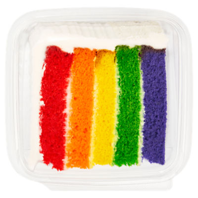 Rainbow Layer Cake Slice - ShopRite