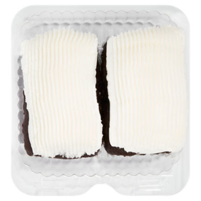 Mini Chocolate Cake with Vanilla Icing, 2 Pack - ShopRite