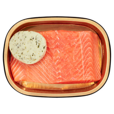 Take and Bake Garlic Buttered Salmon Fillet, 1 pound - ShopRite