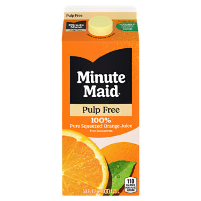 Minute Maid Orange Juice Pulp Free Carton, 59 fl oz