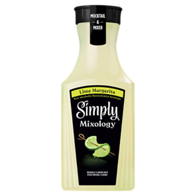 Simply Mixology Lime Margarita Mocktail & Mixer, 52 fl oz