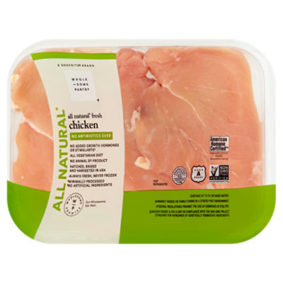 Wholesome Pantry All Natural Fresh Thin Sliced Chicken Breast - Price Rite
