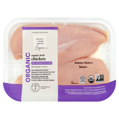 Wholesome Pantry Organic Fresh Thin Sliced/Boneless Skinless chicken Breast
