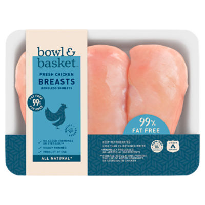 Bowl & Basket Boneless Skinless Fresh Chicken Breasts