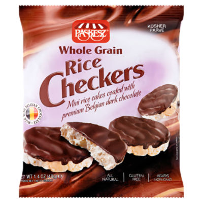 Paskesz Whole Grain Rice Checkers, 1.4 oz - ShopRite