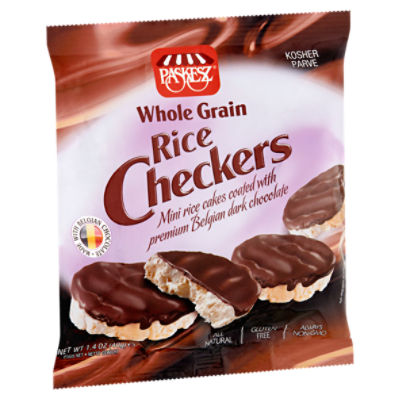 Paskesz Whole Grain Rice Checkers 14 Oz