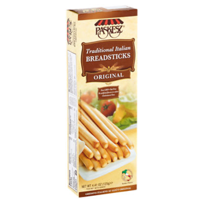 Paskesz Traditional Italian Original Breadsticks, 4.41 oz