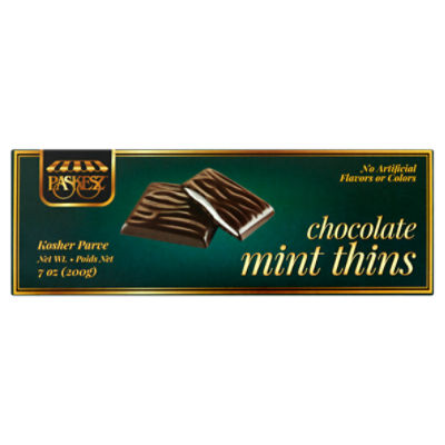 Paskesz Mint Thins Chocolate, 7 oz - ShopRite