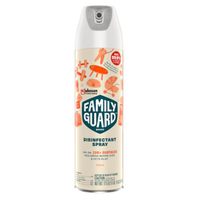 FamilyGuard Brand Disinfectant Spray 17.5 ounce (496g), Citrus