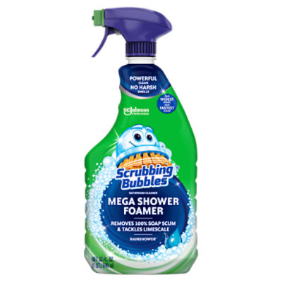 Scrubbing Bubbles Mega Shower Foamer Bathroom Cleaner, Rainshower Scent ...