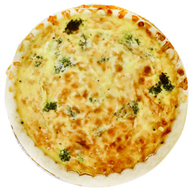 Broccoli Cheese Quiche - Gourmet