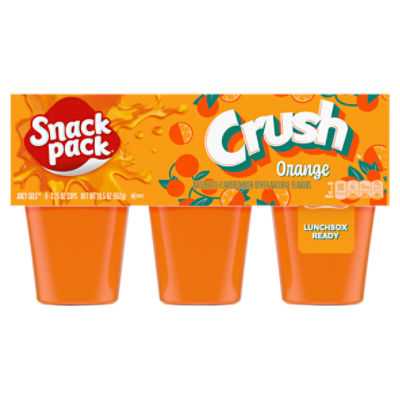 Snack Pack Fanta Orange Juicy Gels, 3.25 oz, 6 count