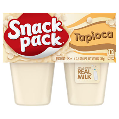 Snack Pack Tapioca Pudding, 3.25 oz, 4 count - ShopRite