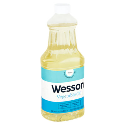 Wesson Vegetable Oil Label