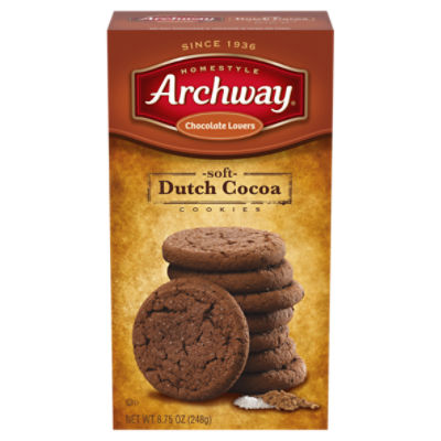 Archway Chocolate Lovers Homestyle Soft Dutch Cocoa Cookies, 8.75 oz ...