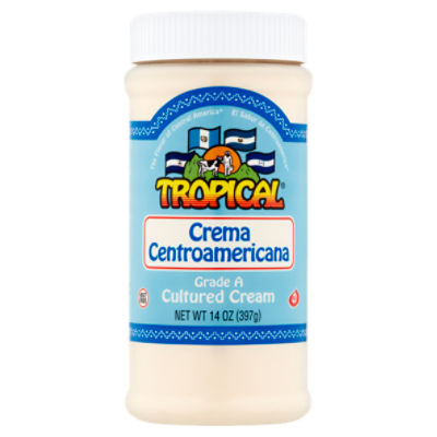 Tropical Central American Cultured Cream, 14 oz - Fairway
