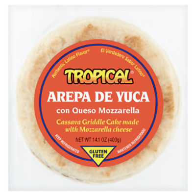 Tropical Arepa de Yuca, Cassava Griddle Cake, 14.1 oz - Price Rite
