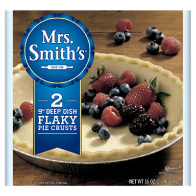 Mrs. Smith's 9" Deep Dish Flaky Pie Crusts, 2 count, 16 oz