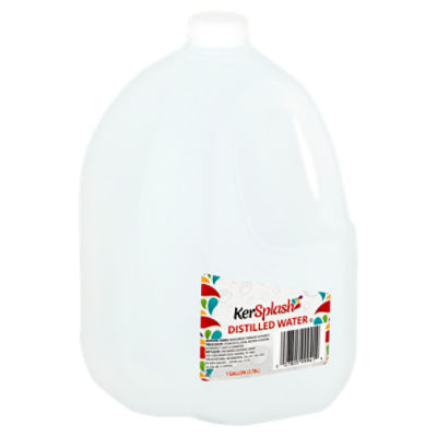KerSplash Distilled Water, 1 gallon