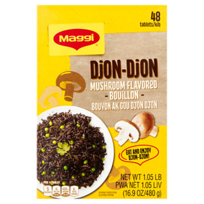 Maggi Djon-Djon Mushroom Flavored Bouillon Tablets, 48 count, 1.05 lb ...