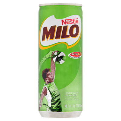 Nestle Milo Chocolate Flavored Nutritional Energy Drink, 8.1 fl oz ...