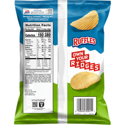 Ruffles Nutrition Facts