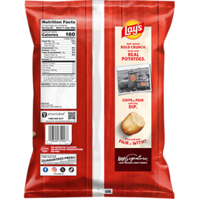 Lays Potato Chips Nutrition Facts