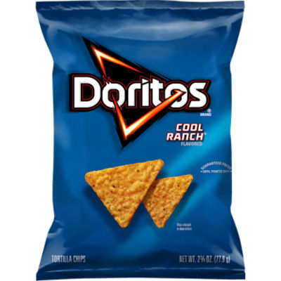 Doritos Tortilla Chips Cool Ranch Flavored 2 34 Oz Price Rite