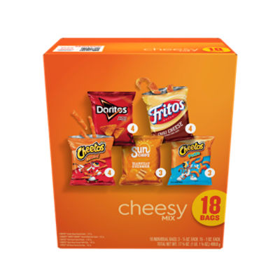 Frito Lay Snacks Cheesy Mix Variety Pack 17.625 Ounce